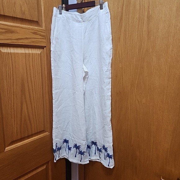 Calypso St. Barth | Pants & Jumpsuits | Calypso St Barth Linen Wide Leg ...